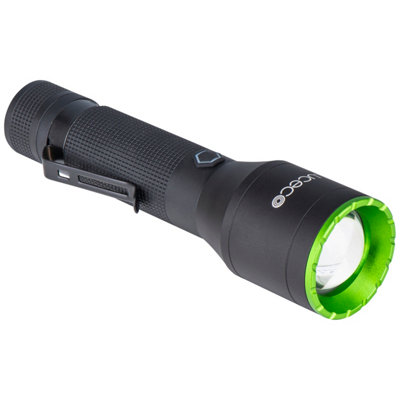 Luceco Rechargeable Multi-Focus LED Hand Torch USBC IP44 9W 1000lm