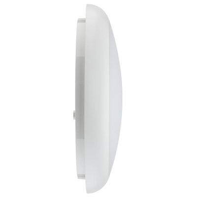 Luceco Sierra Emergency Bulkhead Light, IP54, 12W, 1200lm, 330mm White