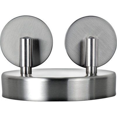 Luceco Stainless Steel Twin Head Adjustable Wall Light 500LM 8W