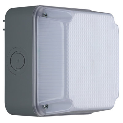Luceco Storm Square Bulkhead Light, IP65, 4.5W, 400lm, 4000K, White