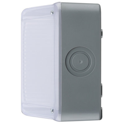 Luceco Storm Square Bulkhead Light, IP65, 4.5W, 400lm, 4000K, White