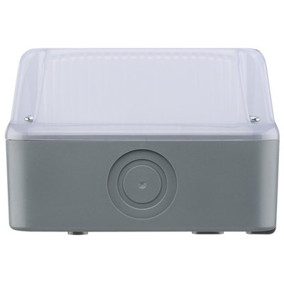 Luceco Storm Square Bulkhead Light, IP65, 4.5W, 400lm, 4000K, White