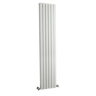 Lucia Square Vertical Double Panel Radiator - 1800mm x 354mm - 3641 BTU ...