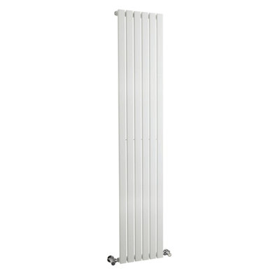 Lucia Square Vertical Single Panel Radiator - 1800mm x 354mm - 2307 BTU ...