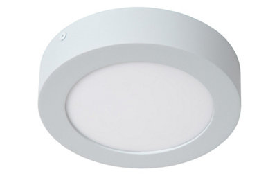 Lucide Brice-Led Modern Flush Ceiling Light Bathroom 18cm - LED Dim ...