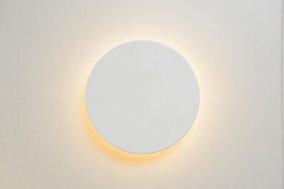 Lucide Eklyps Led Modern Wall Light 15cm - LED - 1x6W 3000K - White