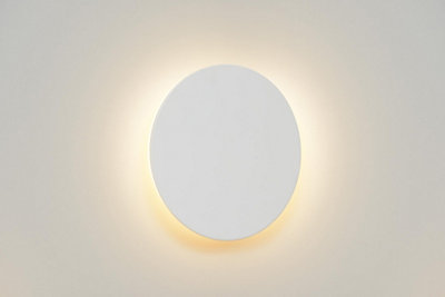 Lucide Eklyps Led Modern Wall Light 15cm - LED - 1x6W 3000K - White