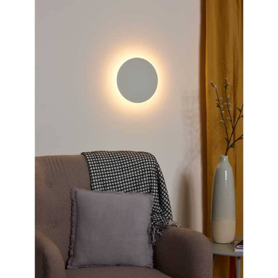 Lucide Eklyps Led Modern Wall Light 25cm - LED - 1x8W 3000K - White
