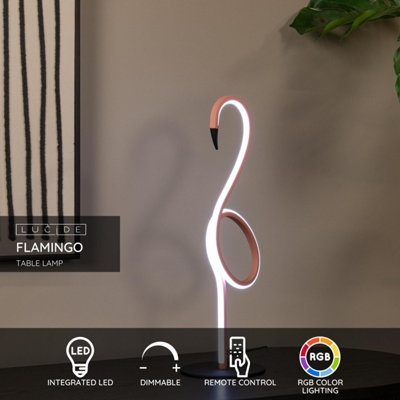 Lucide Flamingo Table lamp - LED Dim. - Rgb - Pink