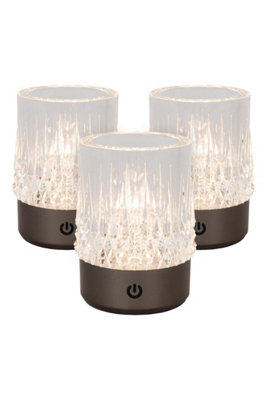 Lucide Lily Rechargeable Table lamp Battery pack Diameter 8cm LED Dim ...