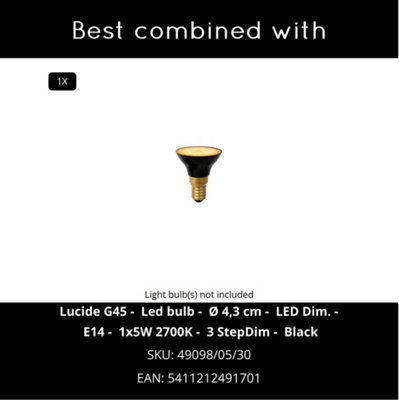 Lucide Momoro Classic Table lamp - 1xE14 - White