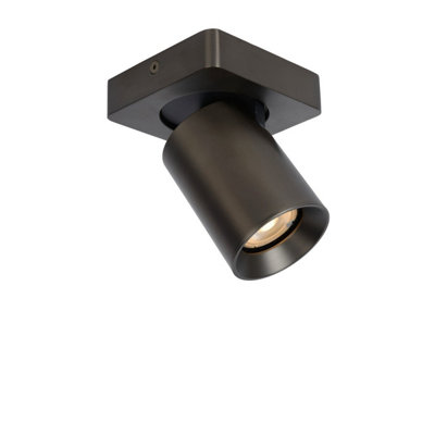 Lucide Nigel Modern Ceiling Spotlight - LED Dim to warm - GU10 - 1x5W ...