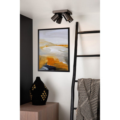 Lucide Nigel Modern Ceiling Spotlight - LED Dim to warm - GU10 - 4x5W ...