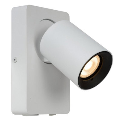 Lucide Nigel Modern Wall Spotlight - LED Dim. - GU10 - 1x5W 3000K ...