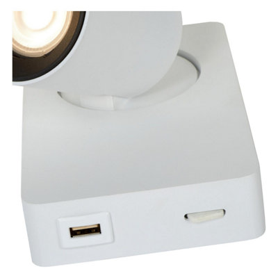 Lucide Nigel Modern Wall Spotlight - LED Dim. - GU10 - 1x5W 3000K ...
