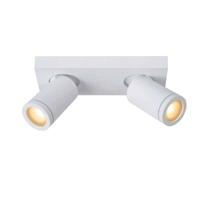 Lucide Taylor 2 Light LED Ceiling Spotlight Bar White