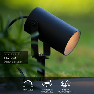 Lucide Taylor Modern Spike Garden Spotlight Outdoor 10cm - 1xGU10 ...