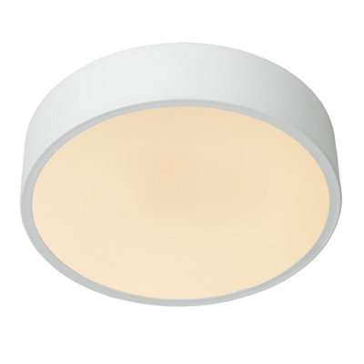 Lucide Unar Modern Flush ceiling light 20cm - LED Dim. - 1x12W 2700K ...