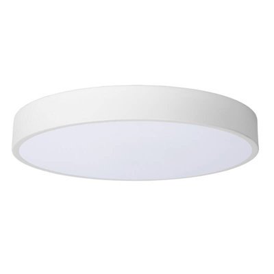 Lucide Unar Modern Flush ceiling light 39,5cm - LED Dim. - 1x24W 2700K ...
