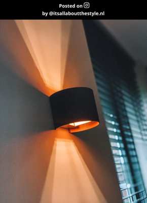 Lucide Xio Modern Up Down Wall Light - LED Dim. - G9 - 1x3,5W 2700K - Black