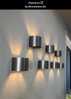 Lucide Xio Modern Up Down Wall Light - LED Dim. - G9 - 1x3,5W 2700K - Grey