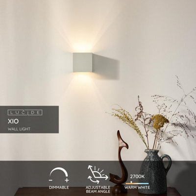 Lucide Xio Modern Up Down Wall Light - LED Dim. - G9 - 1x4W 2700K - White