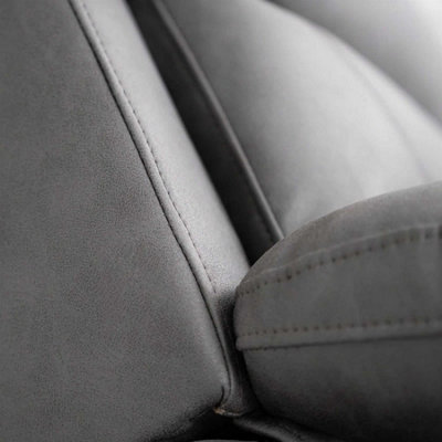 Lucy Electric Reclining 2 Seater Sofa Ink Grey USB Charging