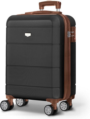 LUGG 20 Inch Jetset Lightweight Travel Carry On Suitcase, 55 x 35 x 23 ...