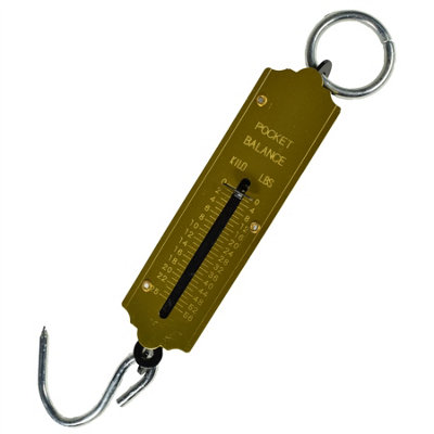 Luggage / Fishing Pocket Spring Balance Weighing Measuring Scales Max ...