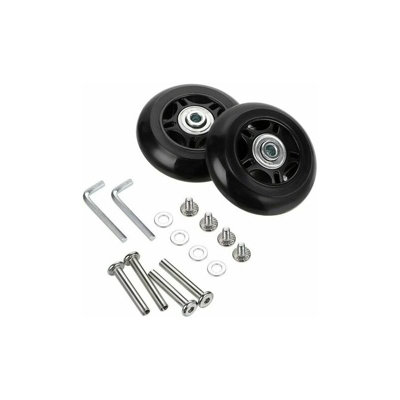 Luggage Suitcase Replacement Wheels, Rubber Swivel Caster Bearing ...