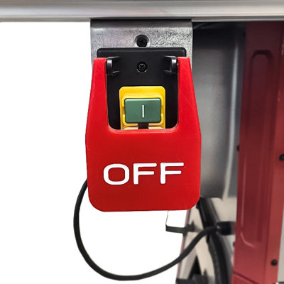 Lumberjack 10" Cast Iron Table Saw with Portable Wheel Kit 1800W ...