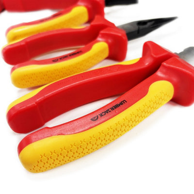 Lumberjack 11PCS VDE Insulated Electricians Tool Set, Includes Pliers ...
