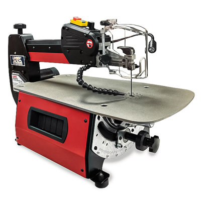 Lumberjack 18 Inch Variable Speed Scroll Saw with LED Light & Blower ...
