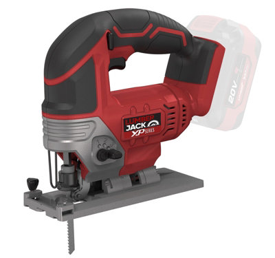 Lumberjack 4 Stage Pendulum Action Cordless Jigsaw 20V Red (BARE UNIT ...