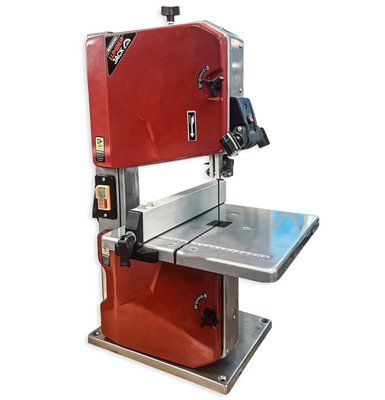 Lumberjack 8 Bench Top Hobby Bandsaw Woodworking Tool with LED Light