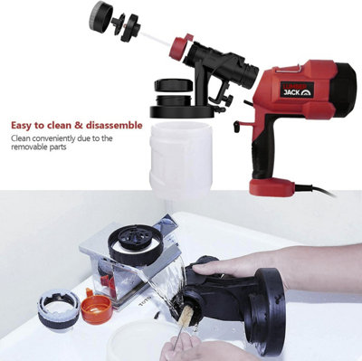 Lumberjack Electric Spray Gun Painting Tool For Fence Walls Outdoor Indoor Paint HVLP