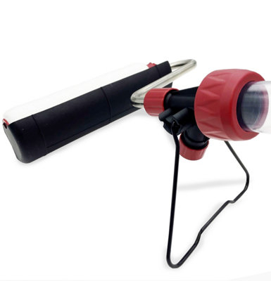 Lumberjack Long Reach Extendable Syringe Paint Roller with Kick Stand Red