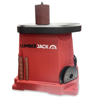 Lumberjack Oscillating Bobbin Spindle Sander 450W Large 320x300mm Cast ...