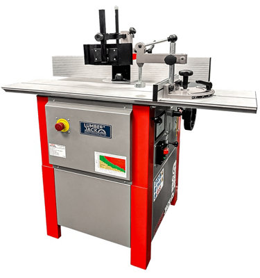 Lumberjack PRO SERIES Spindle Moulder with Aluminium Guard and 4 Speed ...