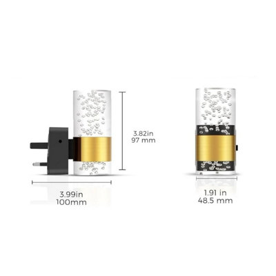 Lumi Luxe Lights Crystal LED Automatic Night-time Sensor