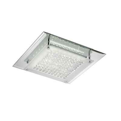 Shop Luminosa Antilia 28cm LED Decorative Flush Ceiling Light, 4000K