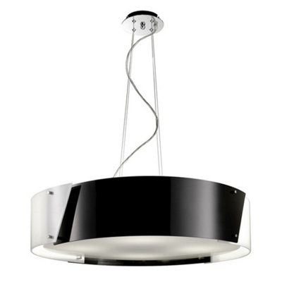 Luminosa Argus Pendant Light Black 87cm