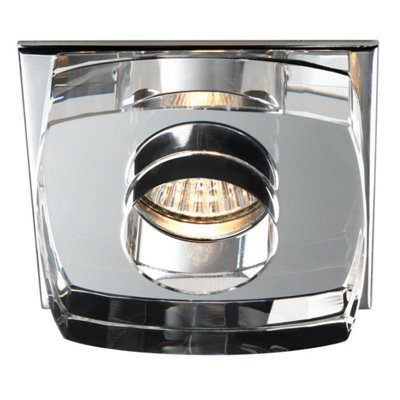 Luminosa Avalio Recessed Downlight Mirror Glass | DIY at B&Q