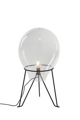 Luminosa AZUMA Table Lamp Transparent 27 38x63cm
