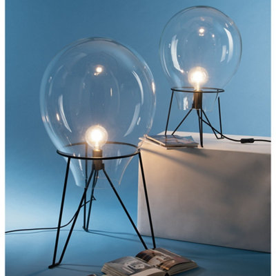 Luminosa AZUMA Table Lamp Transparent 27 38x63cm