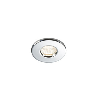 Luminosa Bathroom Recessed Downlight - Chrome, IP65 GU10
