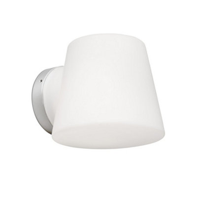 Luminosa Bianca Wall Light with Shade Chrome, G9, IP44