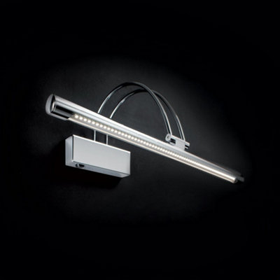 Luminosa Bow LED Large Picture Wall Light Chrome