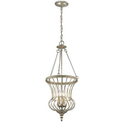 Luminosa Calla 3 Light Medium Ceiling Pendant Gold, E14