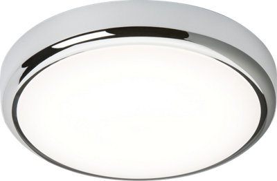 Luminosa CCT Adjustable LED Bulkhead C/W Chrome Trim 230V IP65 14W
